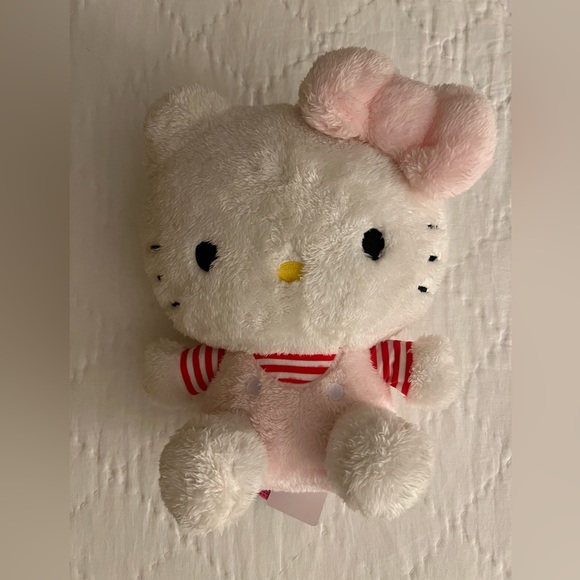 Sanrio | Toys | Hello Kitty Pink Overalls Plushie | Poshmark